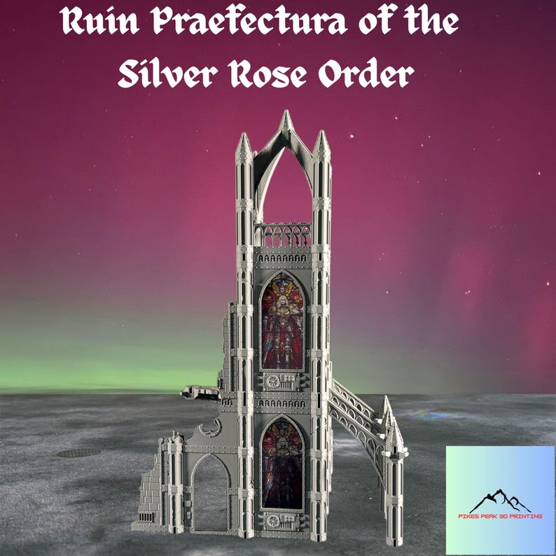 28mm Sci-fi Grimdark Destroyed Gothic Praefectura Ruins of the Silver ...