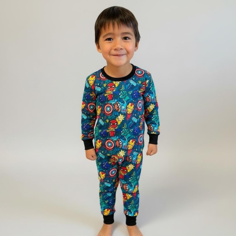 Superheld kinder pyjamas - Etsy.de