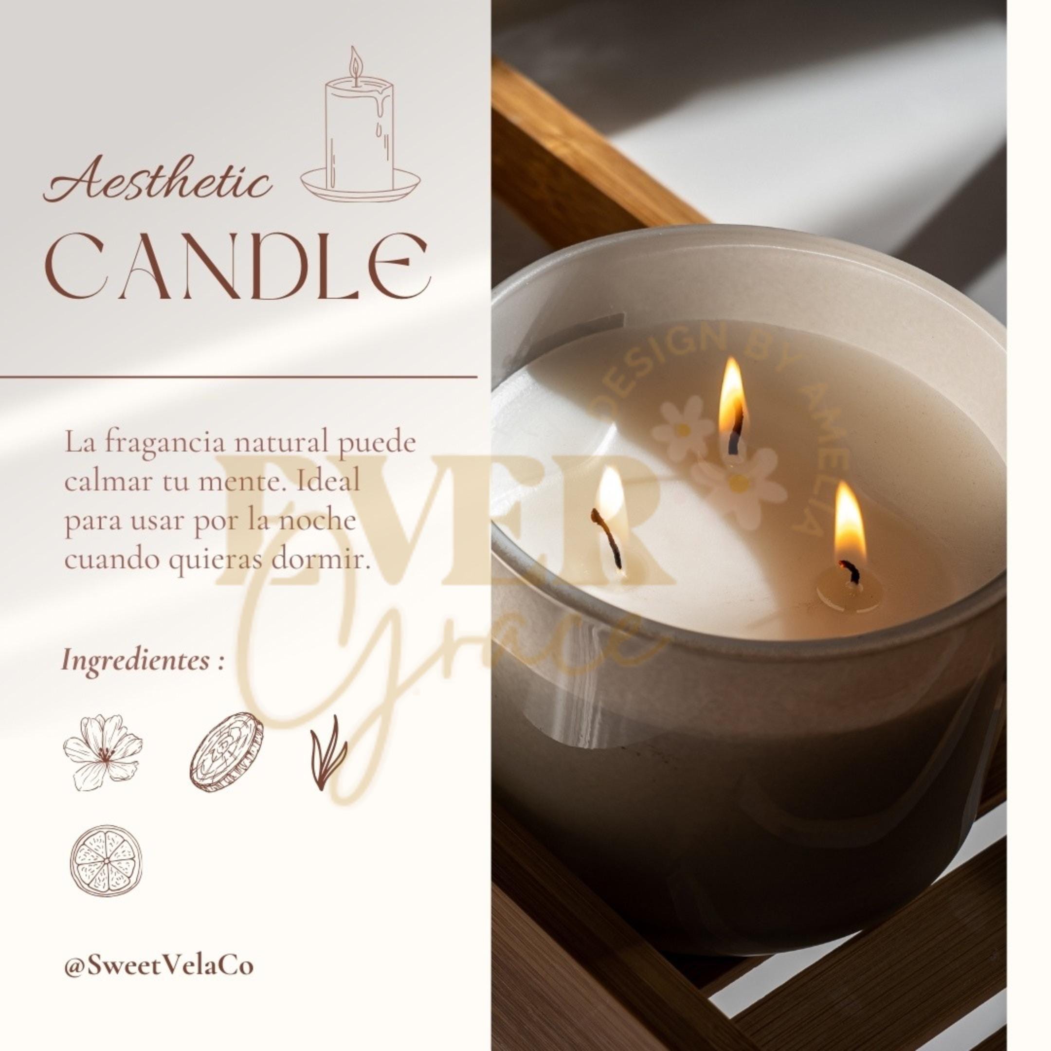 Candle Shop Flyer, Candle Business Flyer, Candle Shop Brochure ...