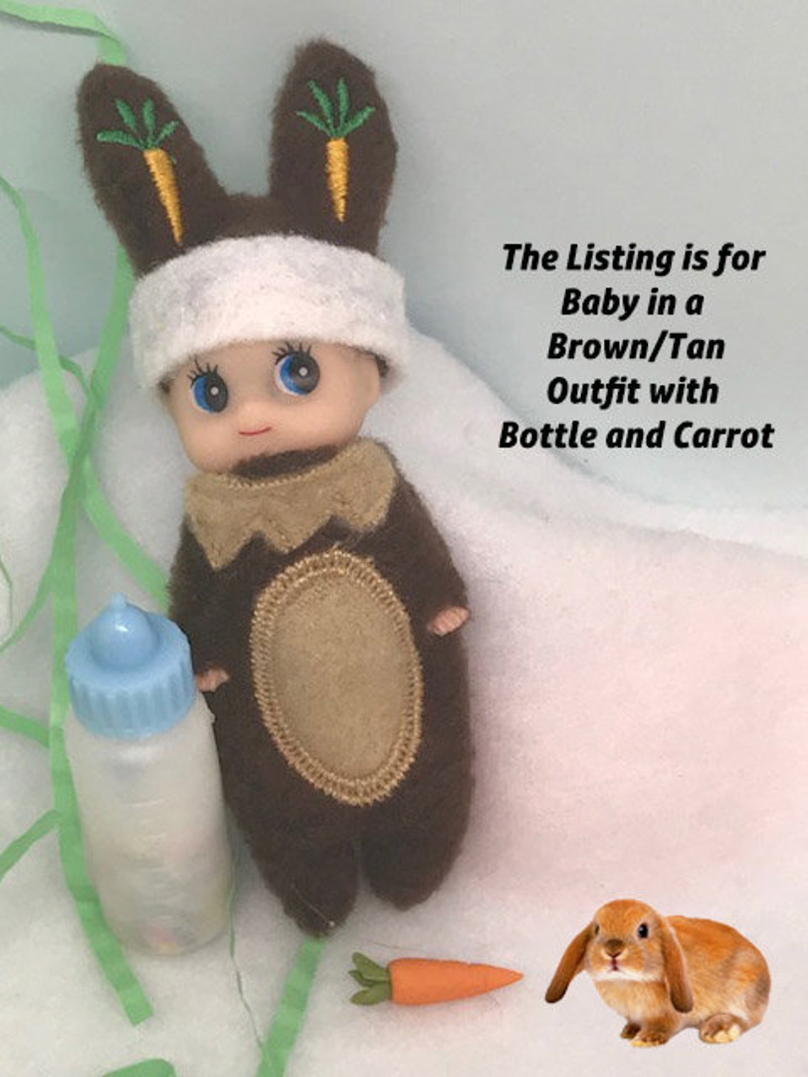 Bunny Elf Baby Bunny Baby Easter Baby Elf Baby Baby Elf - Etsy España