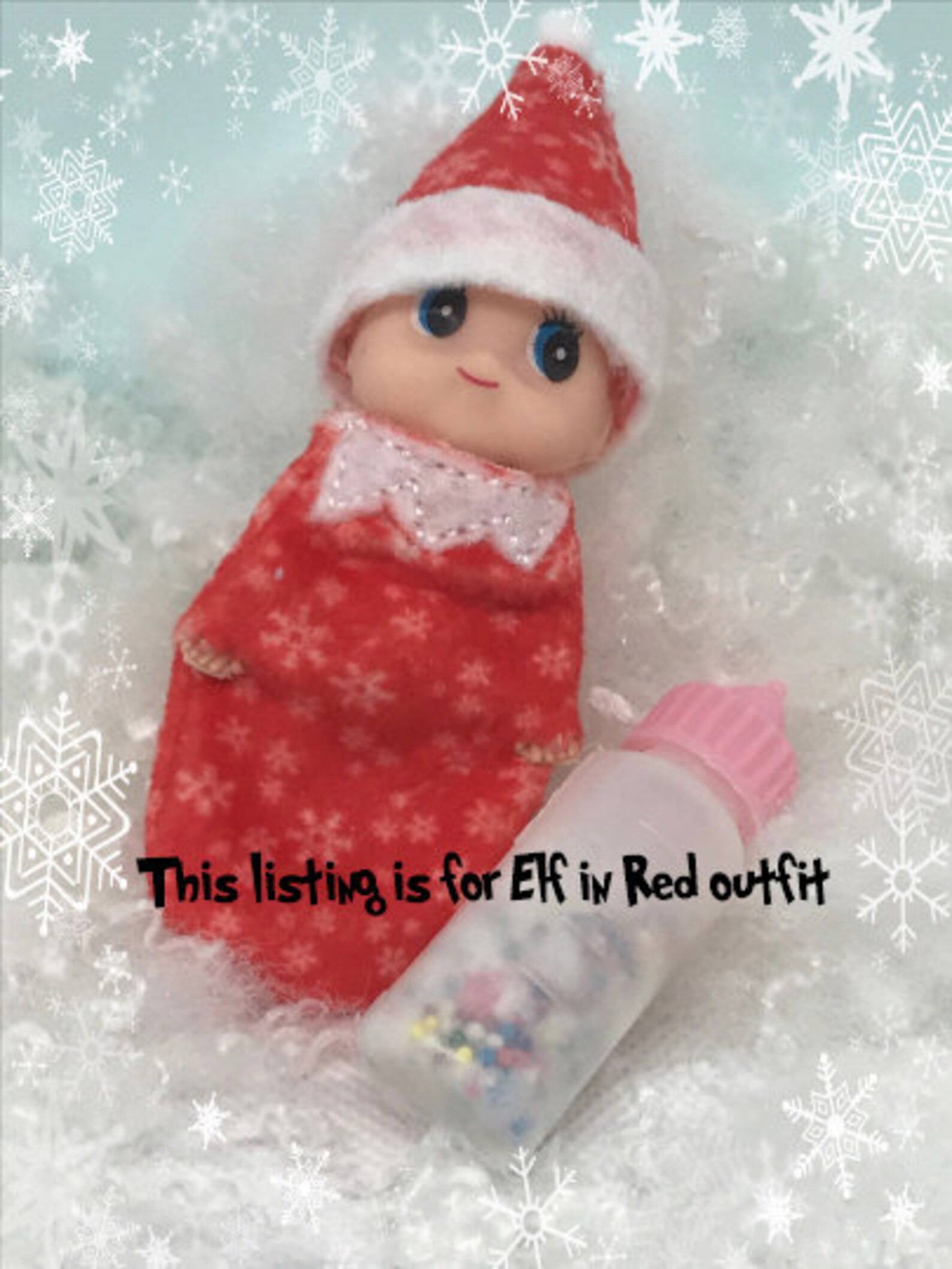 Elfo bebé bebé elfo elfo travieso muñeca elfo prop de elfo - Etsy España