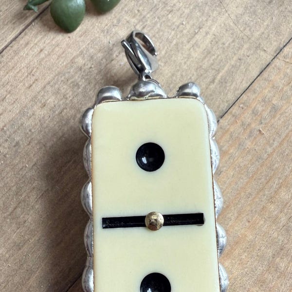 Domino Pendant - Etsy