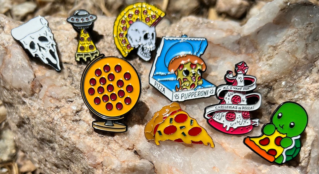 Ultimate Pizza Pin Bundle | Lot of 8 Food Pins Pizza Lovers Gift Set ...