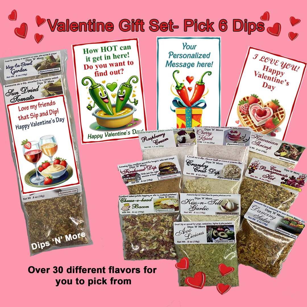 6 Dip Mixes You Pick Hand Blended Seasoning Mixes FREE Personalization ...