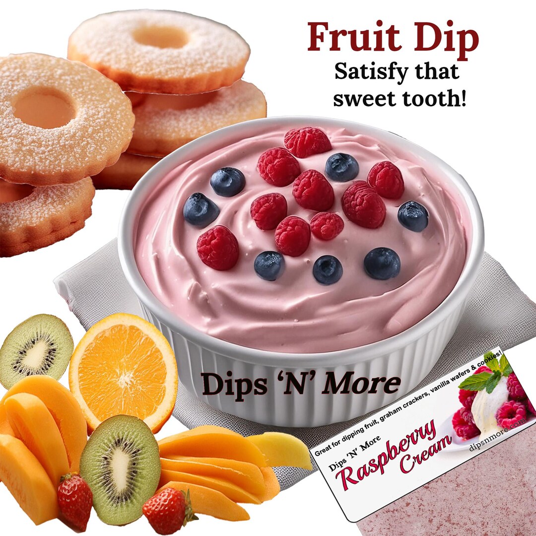 4 Fruit Dip Mix Packages, You Pick Flavors, Sweet Dip Mixes, Amazing ...