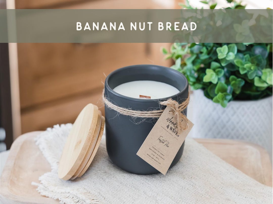 Banana Nut Bread Scented Candle Paraben Phthalate Free Long Lasting ...