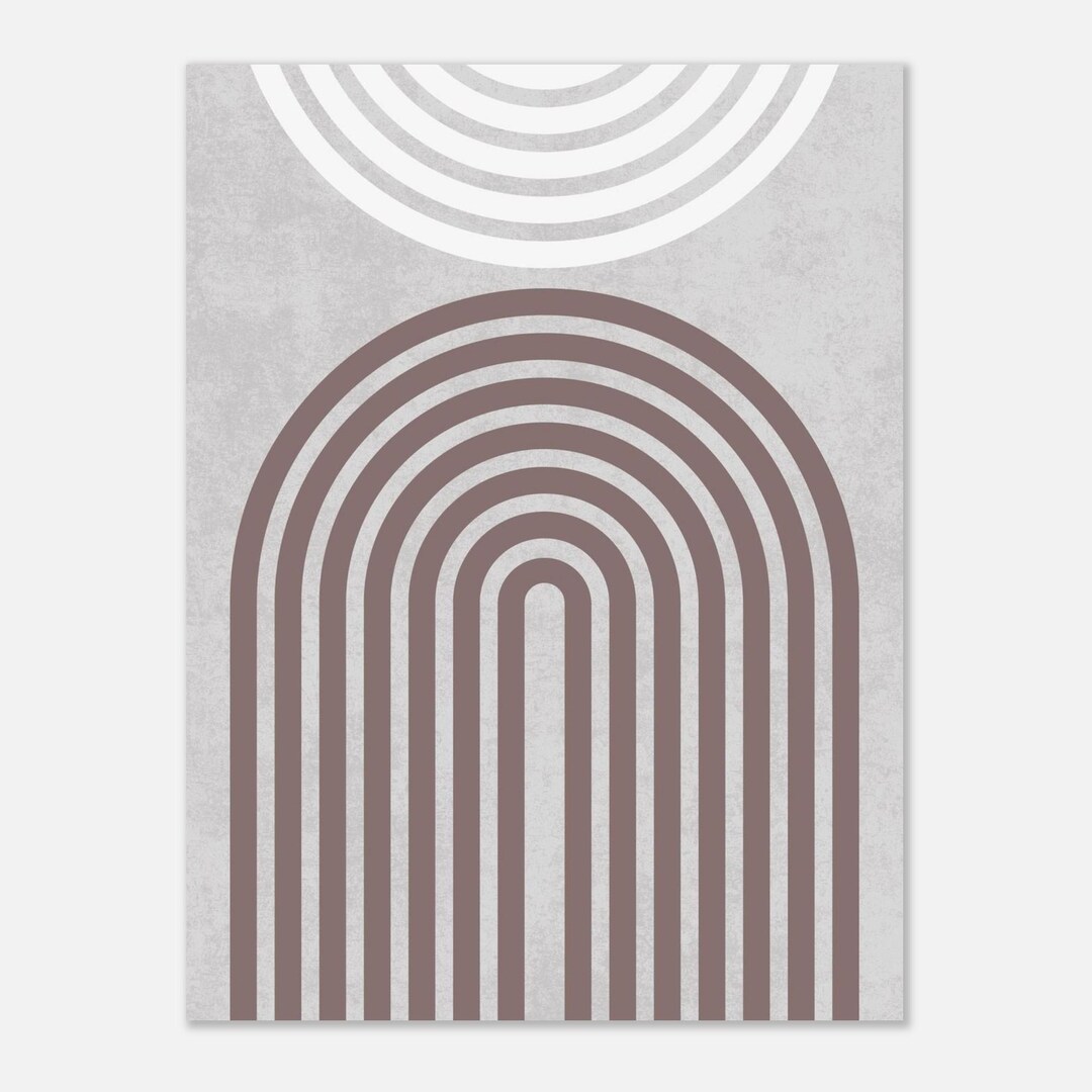 Arched Lines - Classic Matte Paper Poster - Etsy