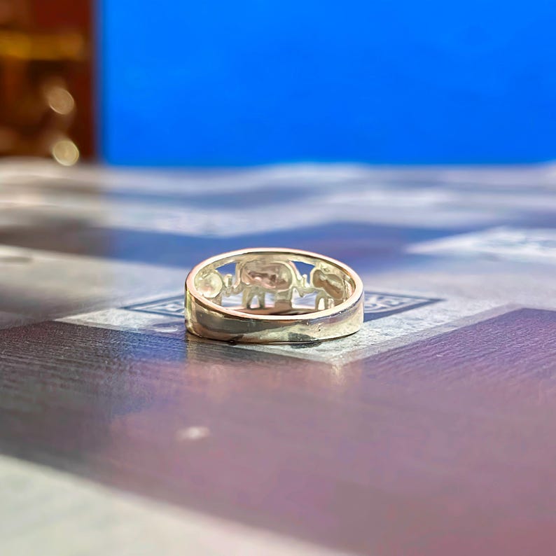 Silver Ring Elephant Ring, 925 Sterling Silver Ring, Handmade Jewelry ...