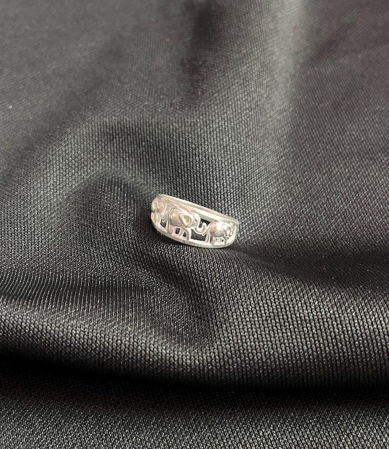Silver Ring Elephant Ring, 925 Sterling Silver Ring, Handmade Jewelry ...