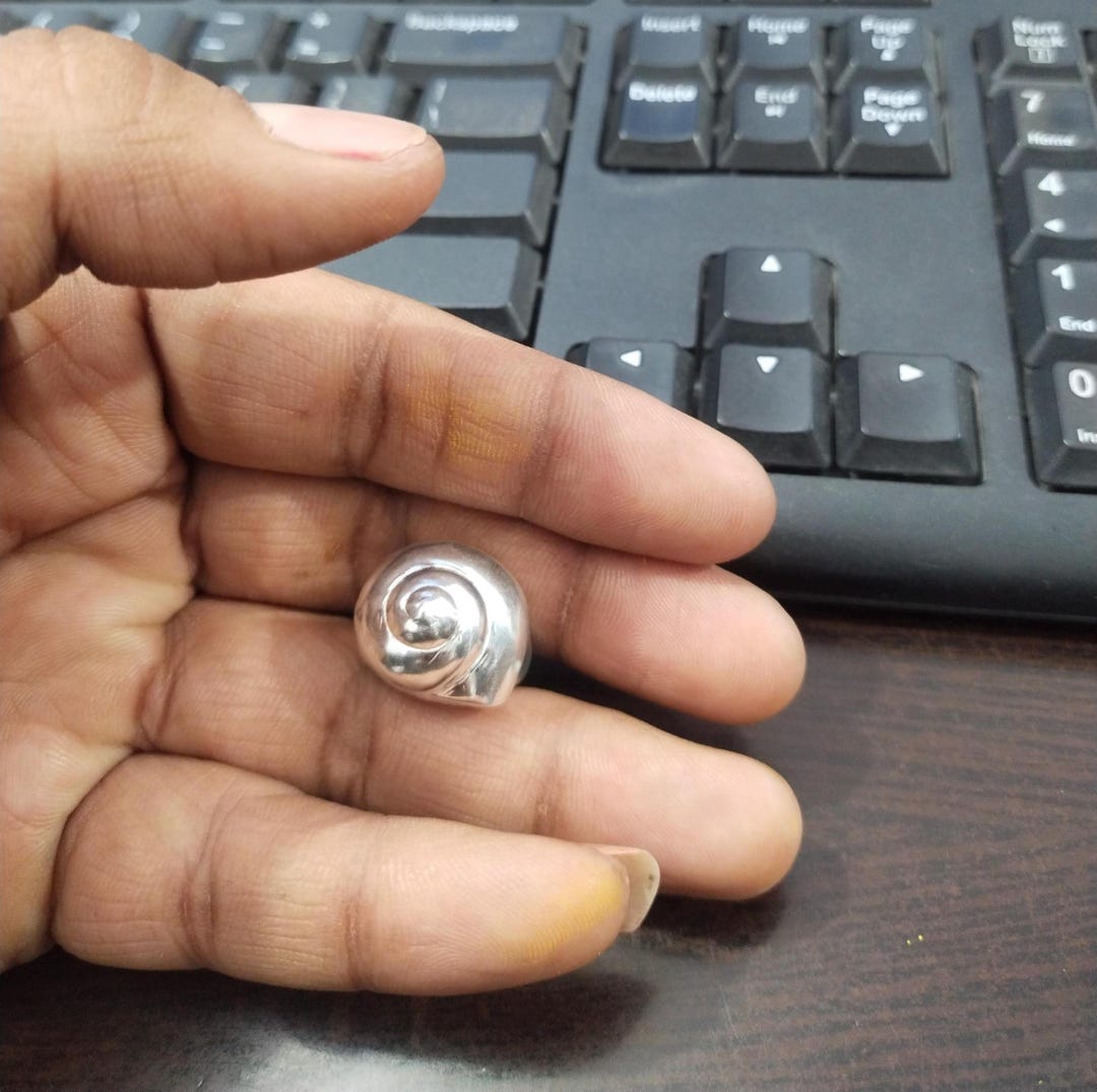 925 Sterling Silver Ring, Couch Shell Ring, Sterling Silver Ring, Gift ...