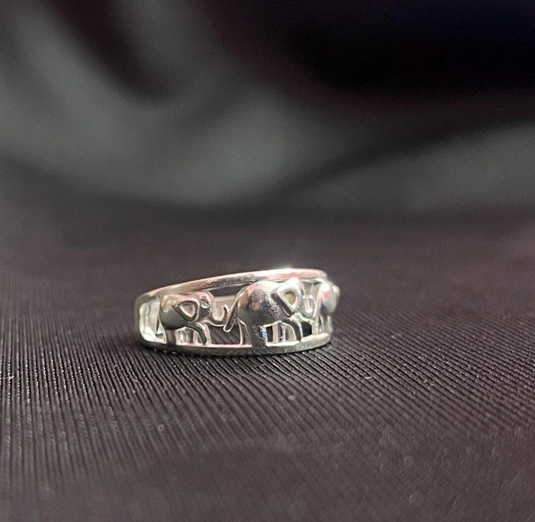 Silver Ring Elephant Ring, 925 Sterling Silver Ring, Handmade Jewelry ...