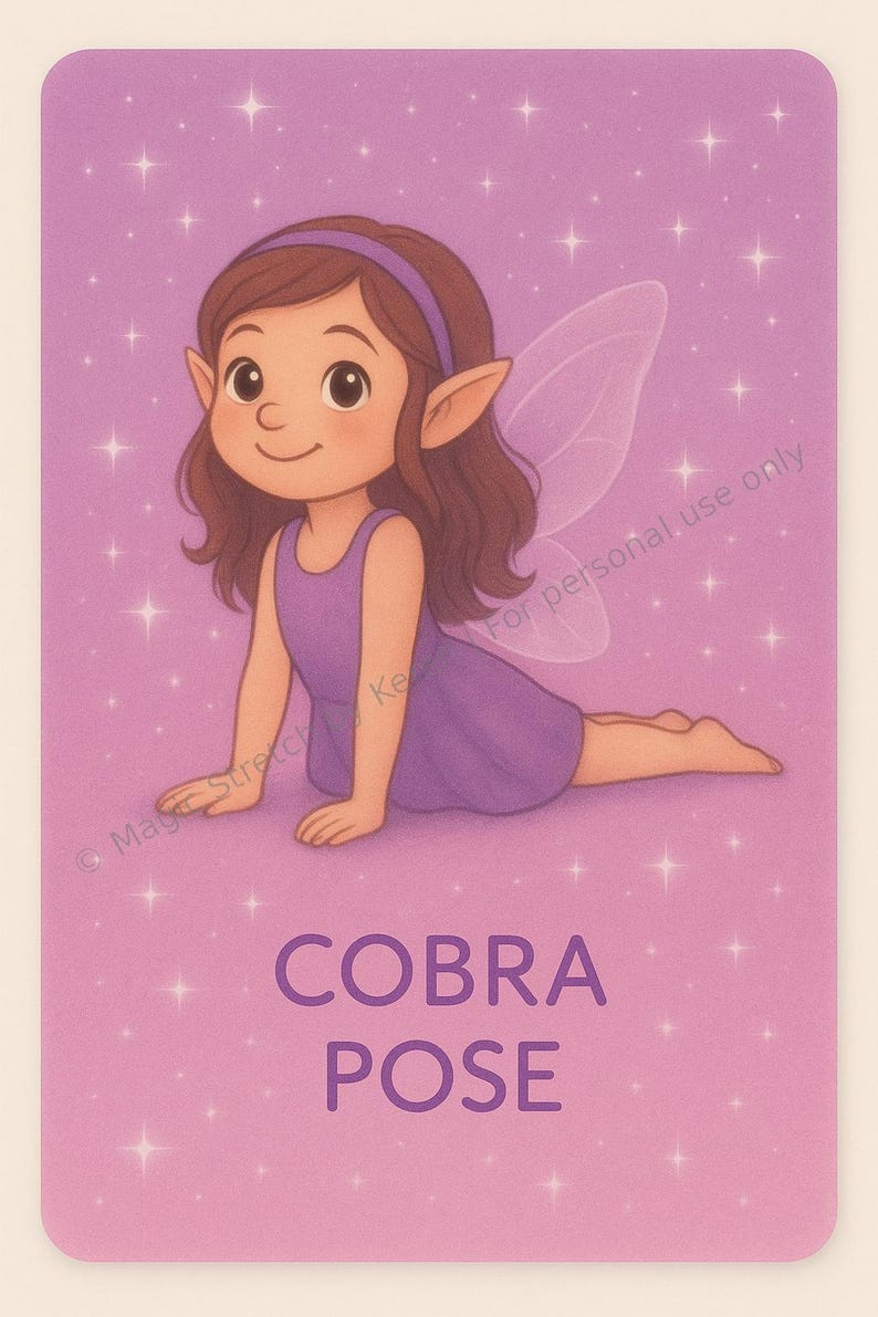 Fairy Yoga Cards for Kids – Printable Yoga Poses + Bonus Pages ...