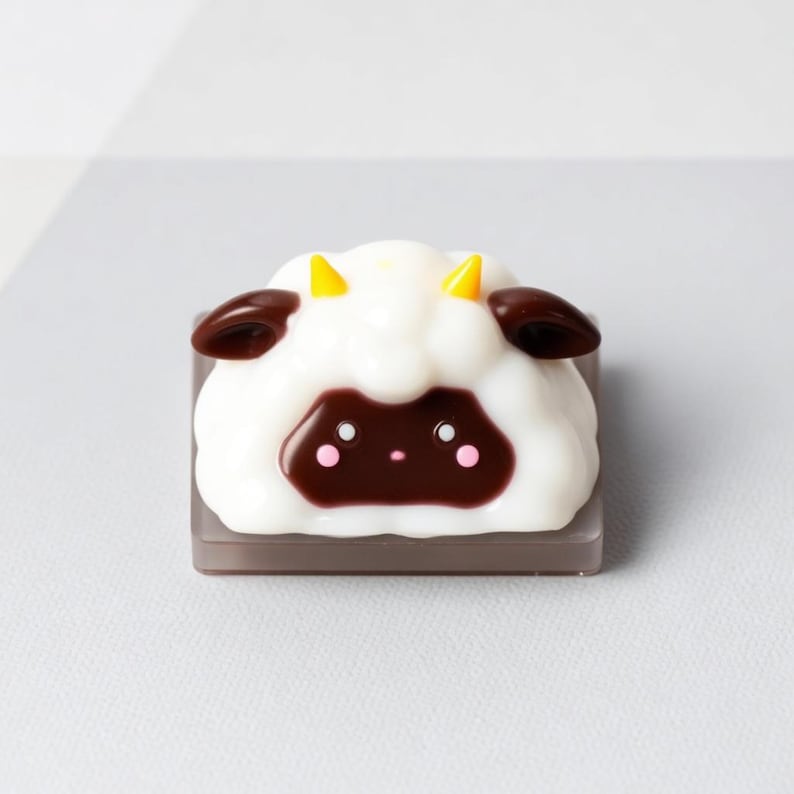 Lamball Artisan Keycap, Palworld Inspired Gift, Cute Sheep Resin Keycap ...