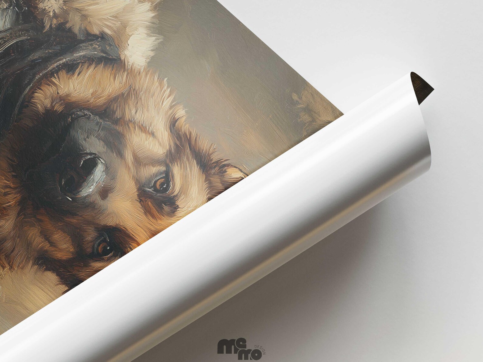 German Shepherd Knight Wall Art - Medieval Dog Portrait Print Download ...