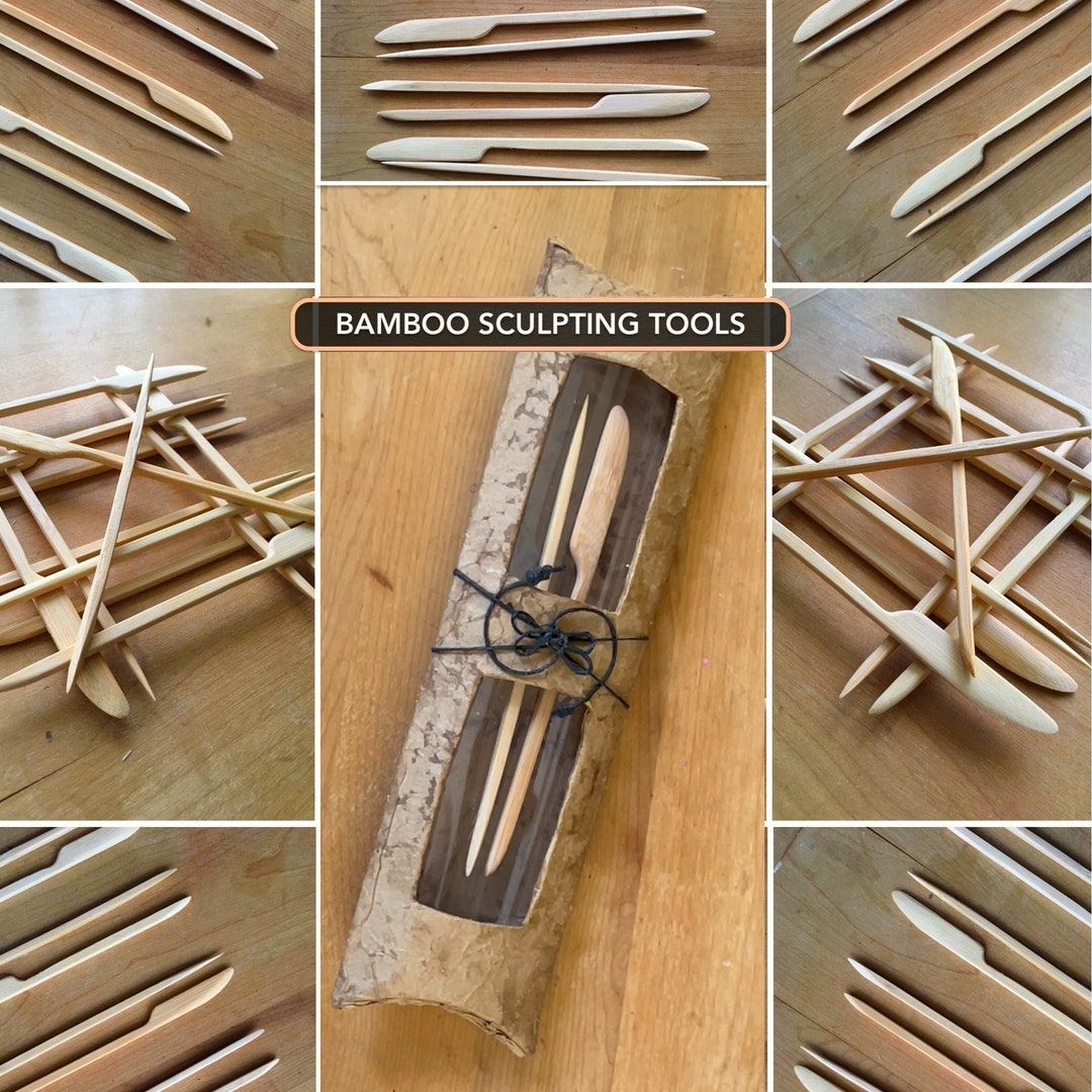Handmade Bamboo Tools for Fine Detail Clay Sculpting (set of 2) - Etsy