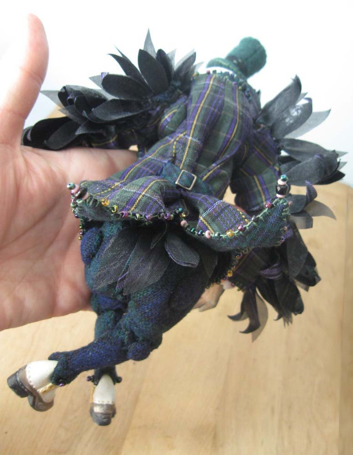 Custom Anthro Crow Art Doll - Etsy