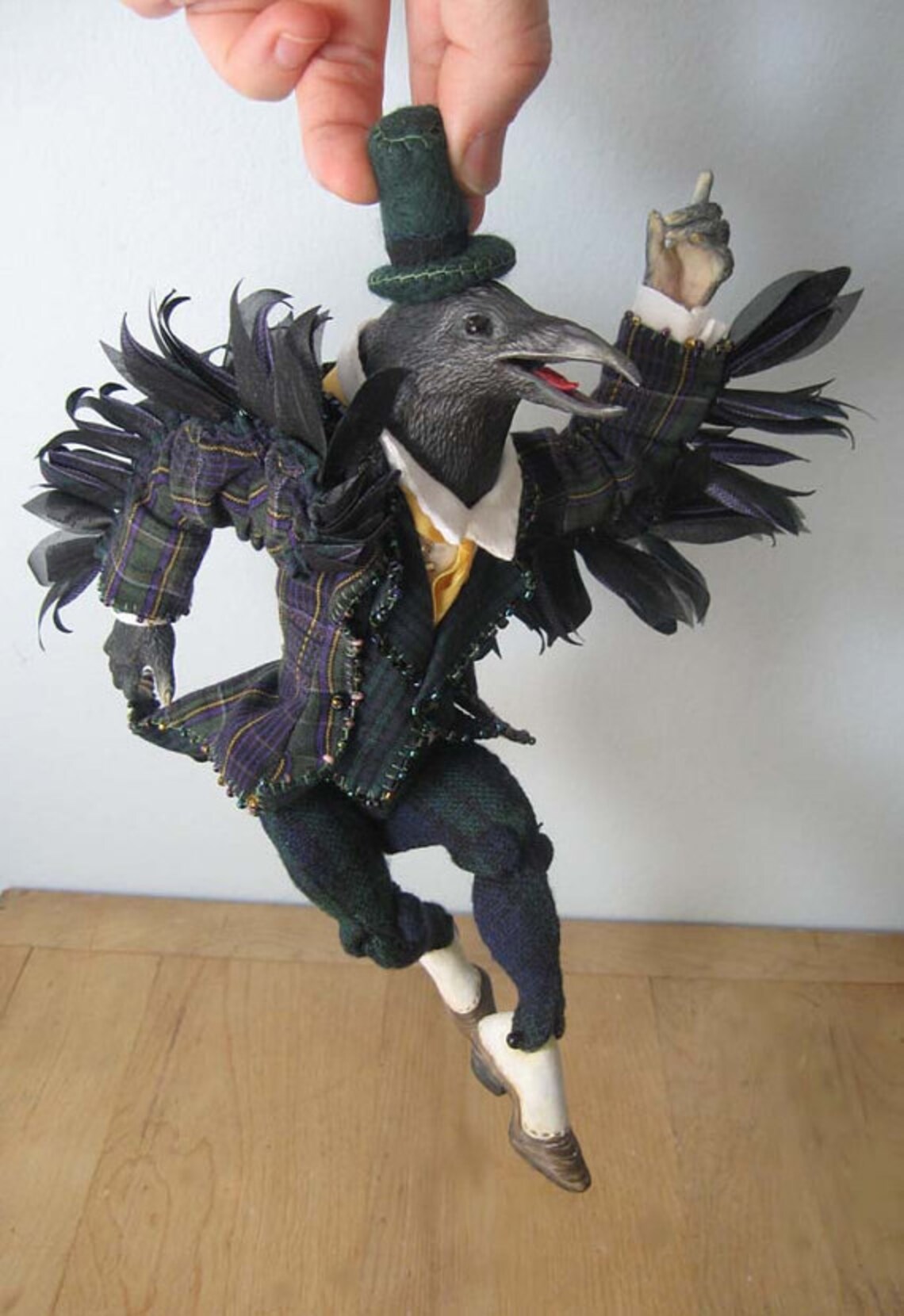 Custom Crow Anthro Art Dolls, Pair - Etsy