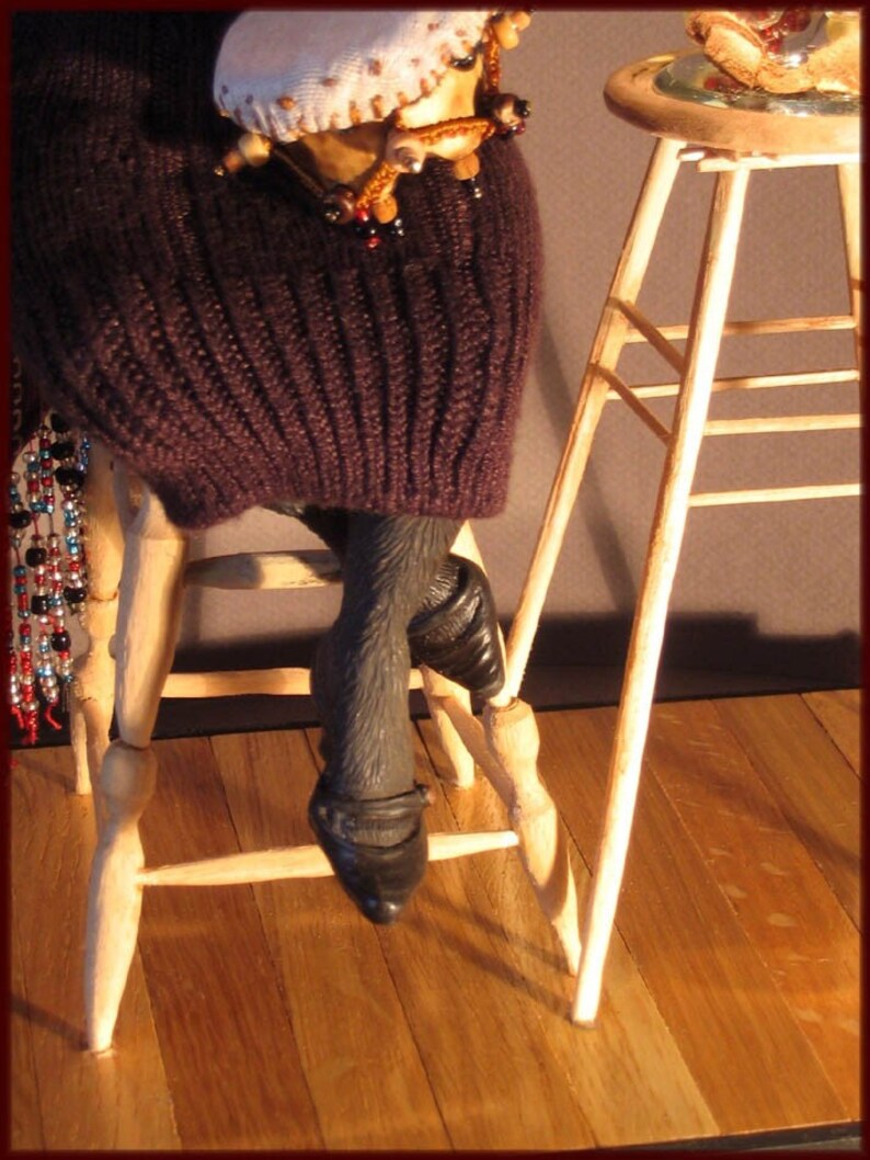 RESERVED: Bassett Hound Anthro Art Doll, 'sylvia, Beat Poet' - Etsy