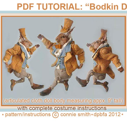 INSTANT DOWNLOAD PDF Pattern D and Instructions for Jointed - Etsy