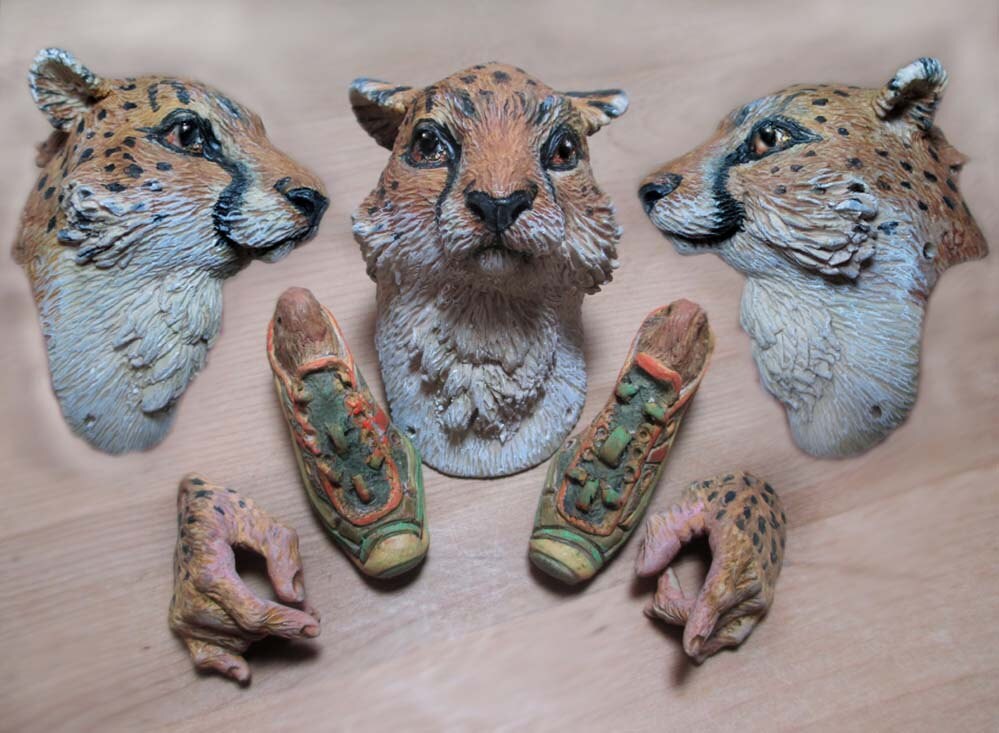 Custom Cheetah Runner Anthro Art Doll Parts - Etsy
