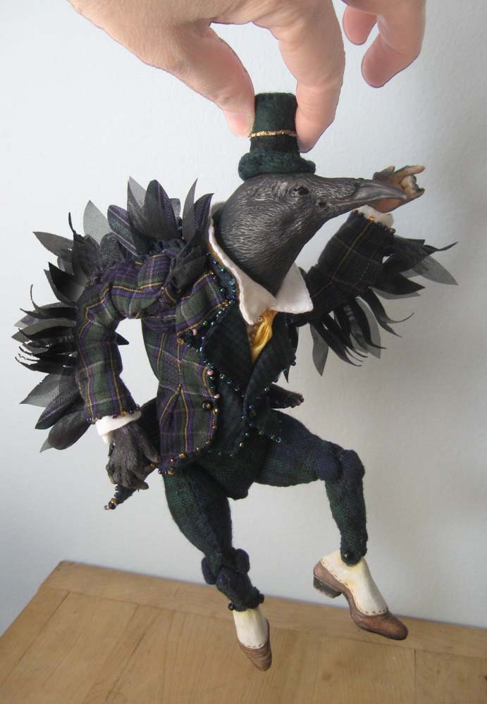 Custom Crow Anthro Art Dolls, Pair - Etsy
