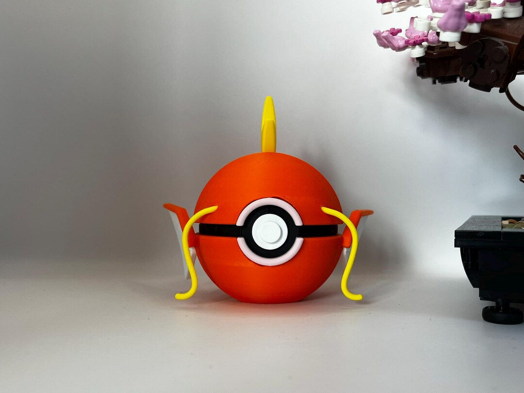 Magikarp Pokéball Display – 3D Printed Monster Ball - Etsy