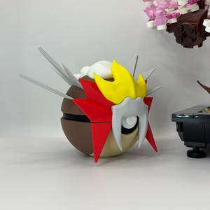 Entei Pokéball Display – 3D Printed Monster Ball - Etsy