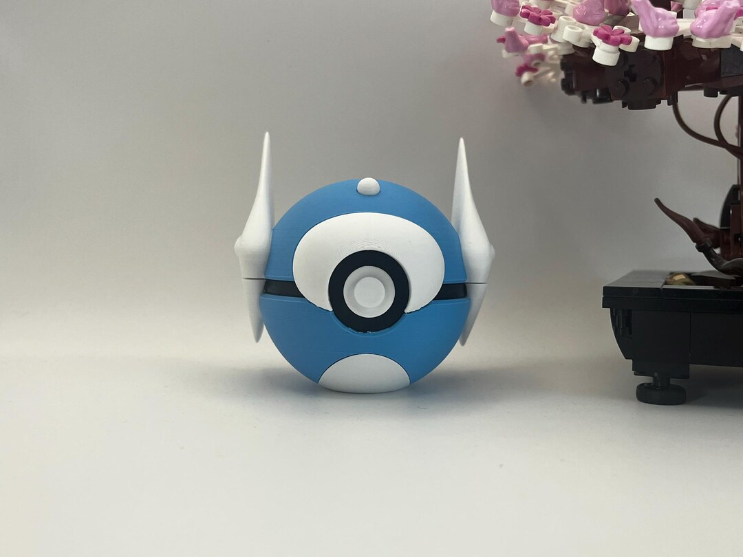 Dratini Pokéball Display – 3D Printed Monster Ball | Regular & Shiny ...