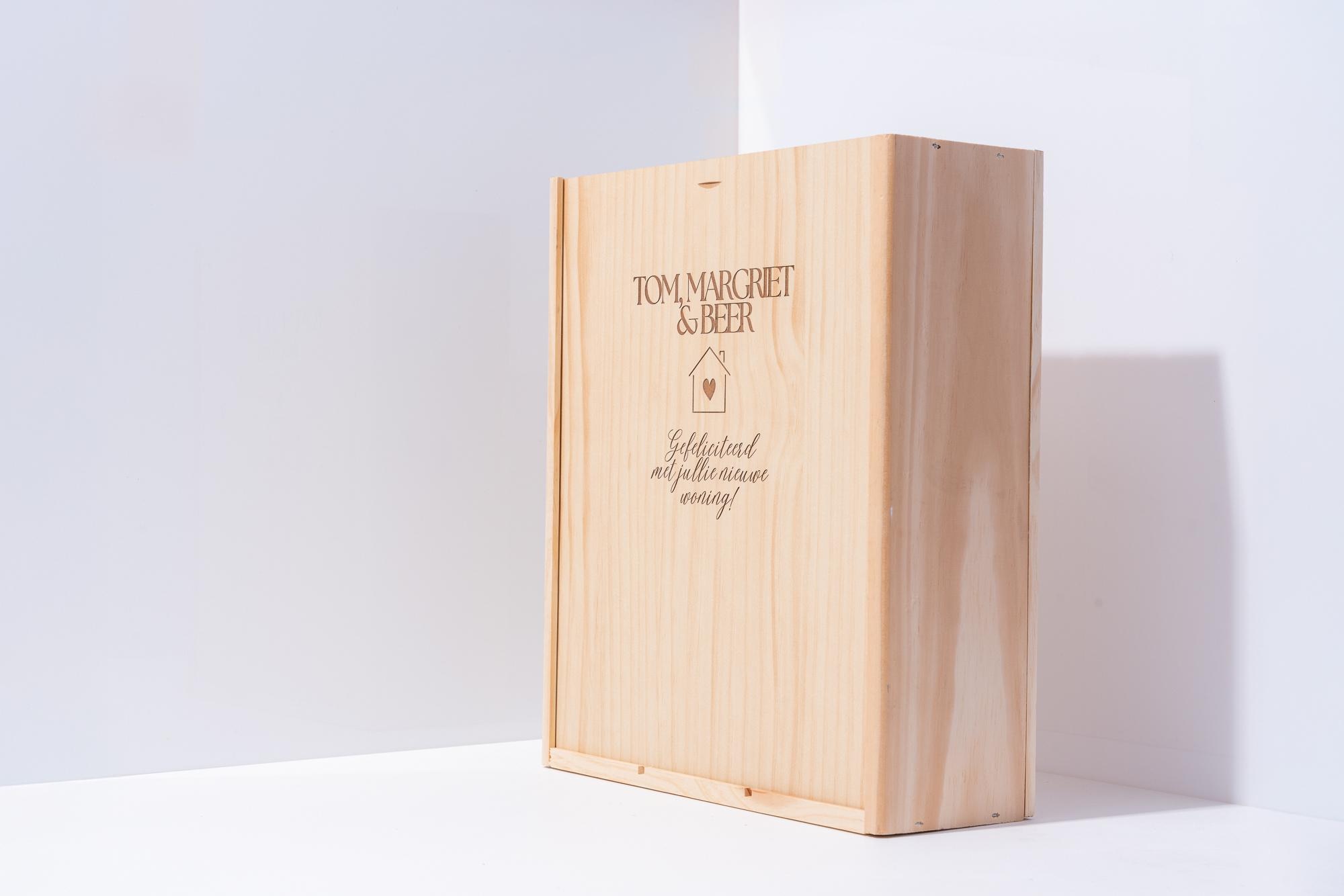 Personalized Wooden Wine Box – Engraved 3 Bottle Gift Box – Custom Wine ...