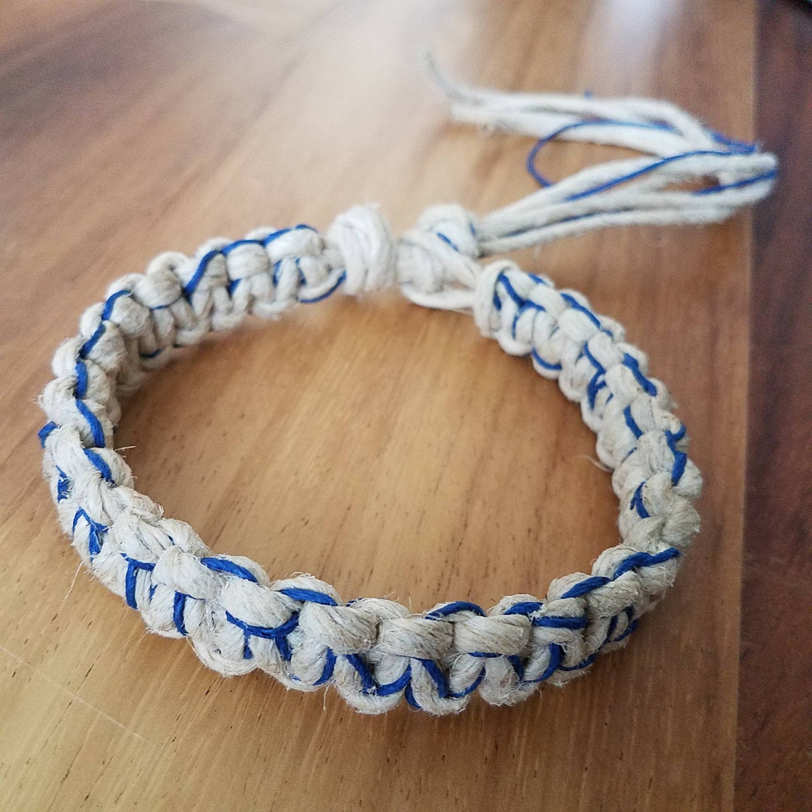 Natural Hemp Bracelet for Him Rope Bracelet Mens Bracelet - Etsy