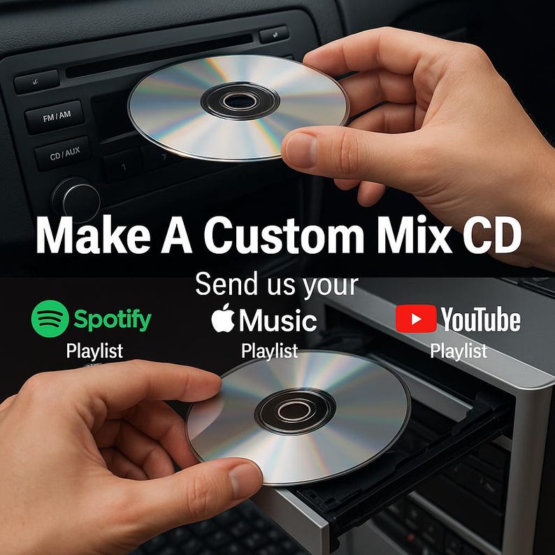 Mix CD, Custom Mixtape, Custom Mix CD, CD Mixtape, Spotify to Mix Cd - Etsy