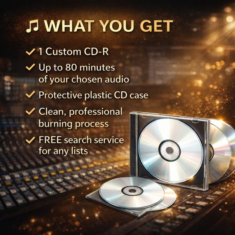 Mix CD, Custom Mix CD, Spotify Playlist to CD, 80 Minutes Audio, Cd ...