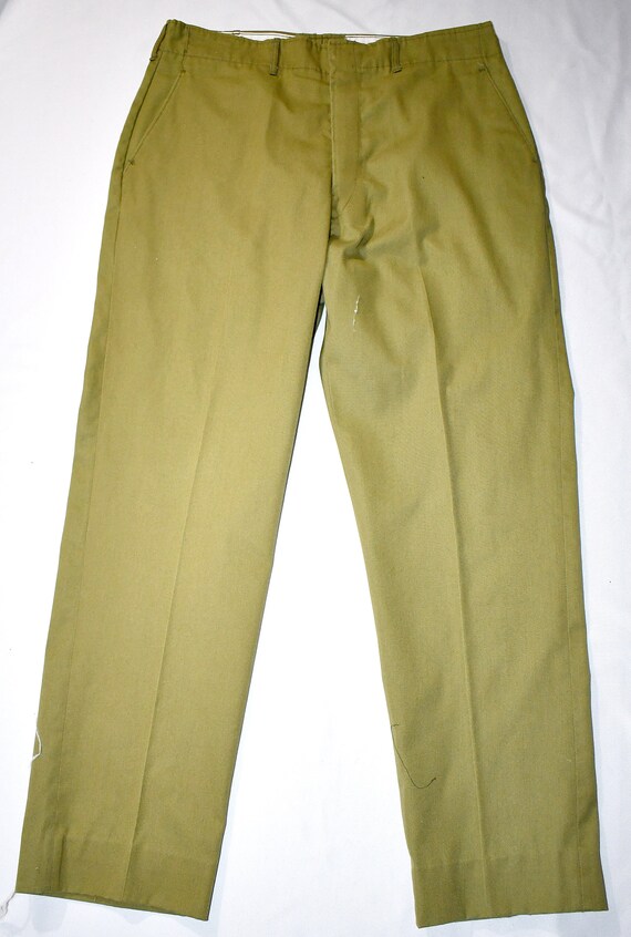 Vintage 1970s Khaki Green Military Boy Scouts Uniform… - Gem
