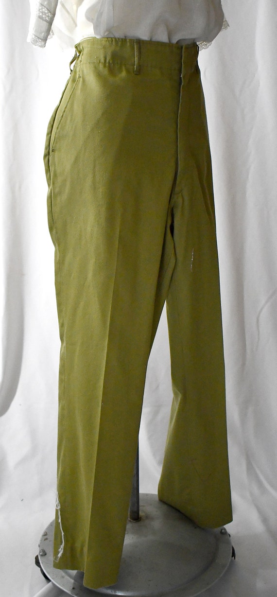 Vintage 1970s Khaki Green Military Boy Scouts Uniform… - Gem