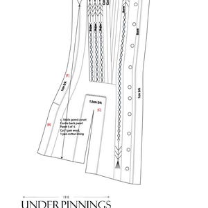 1860s Victorian Gored Corset PDF Pattern - Sizes 29-31" Waists ...