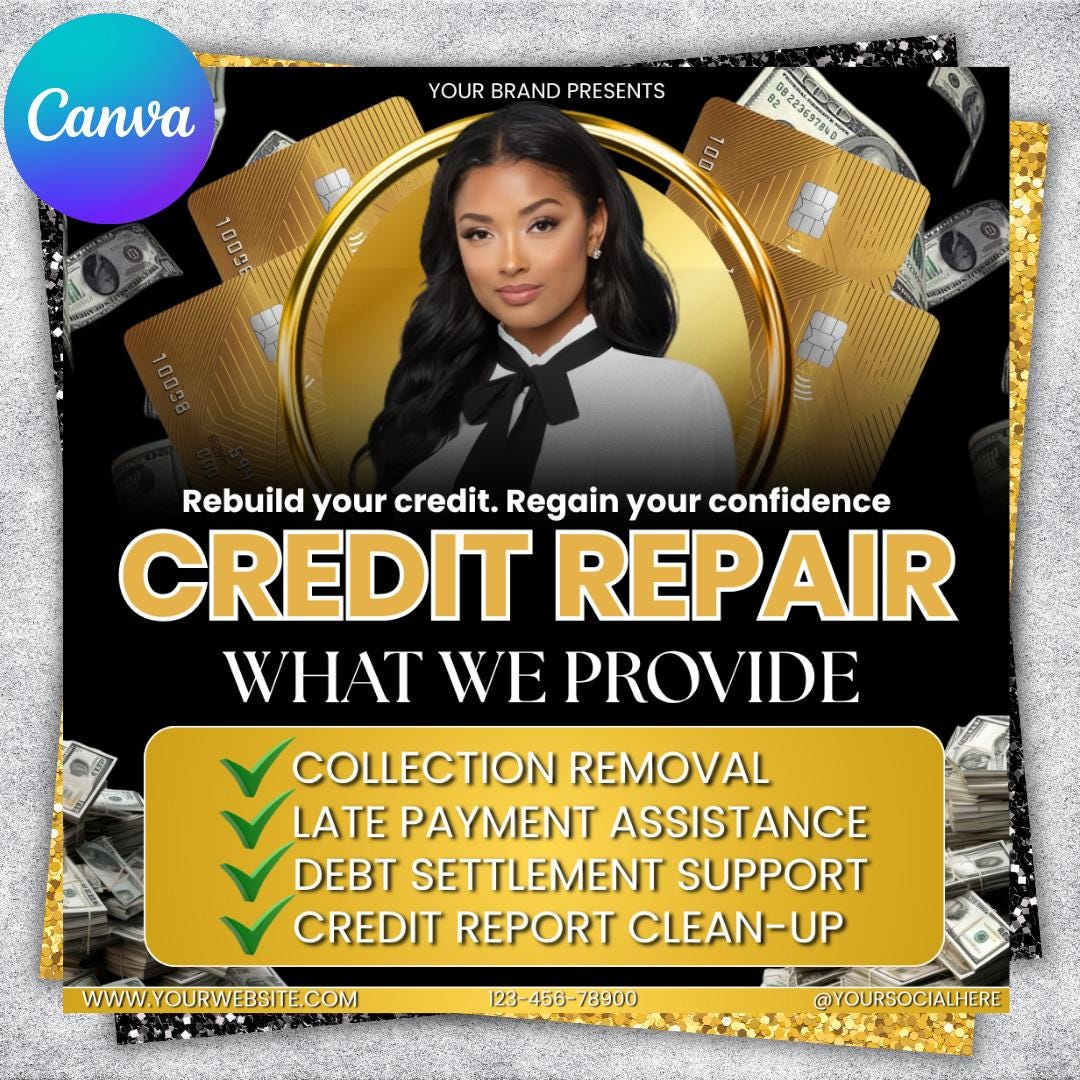 Credit Repair Masterclass Flyer, Tax, Bills, Event Flyer, Business ...