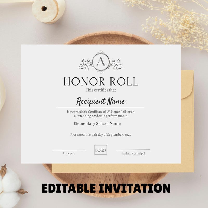 A/b Honor Roll - Etsy