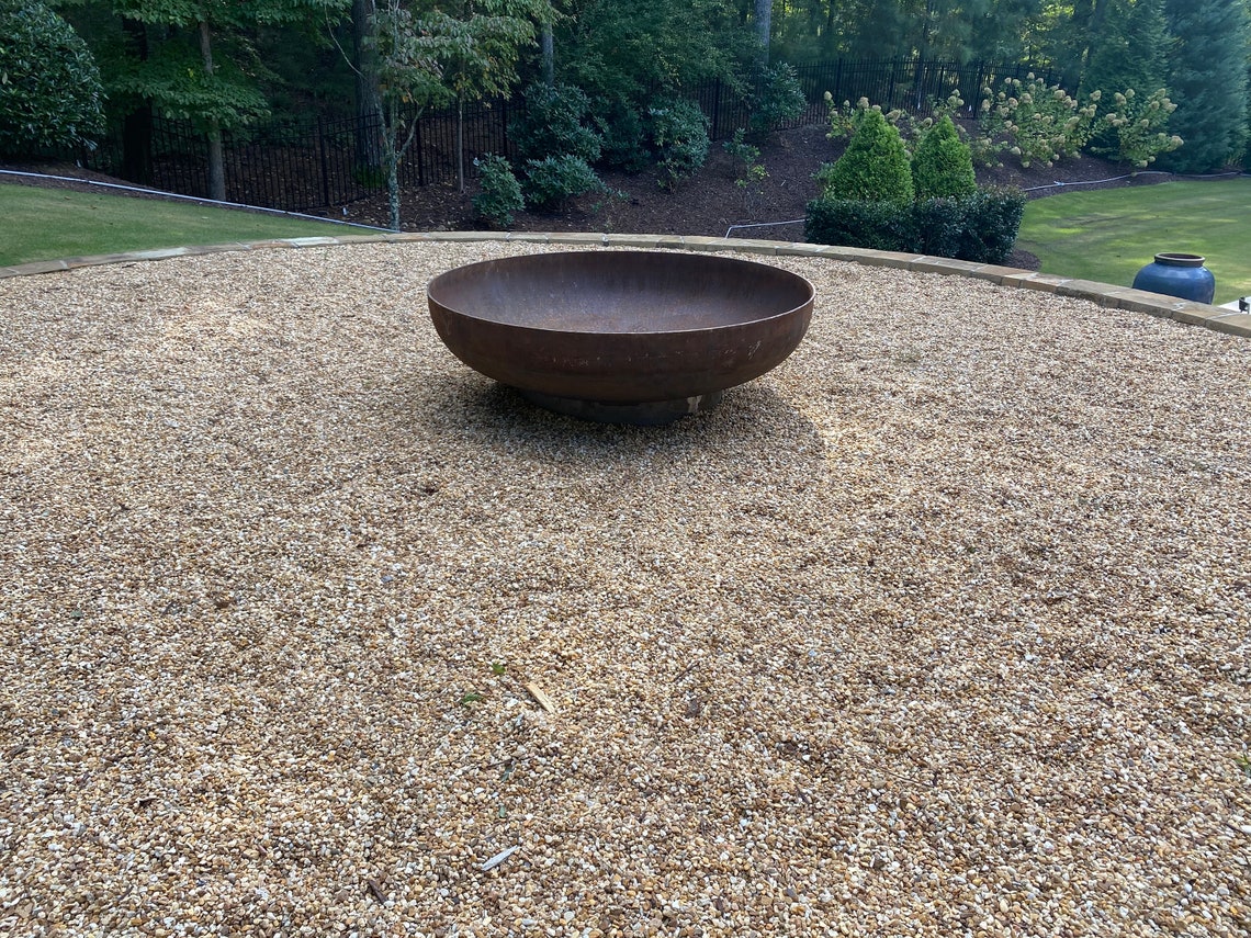 Metal Fire Pit Huge Fire Pit Large Fire Pit Backyard Outdoor - Etsy