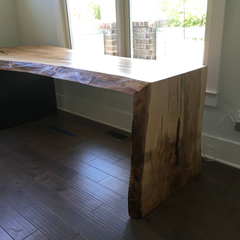 Waterfall Desk - Etsy