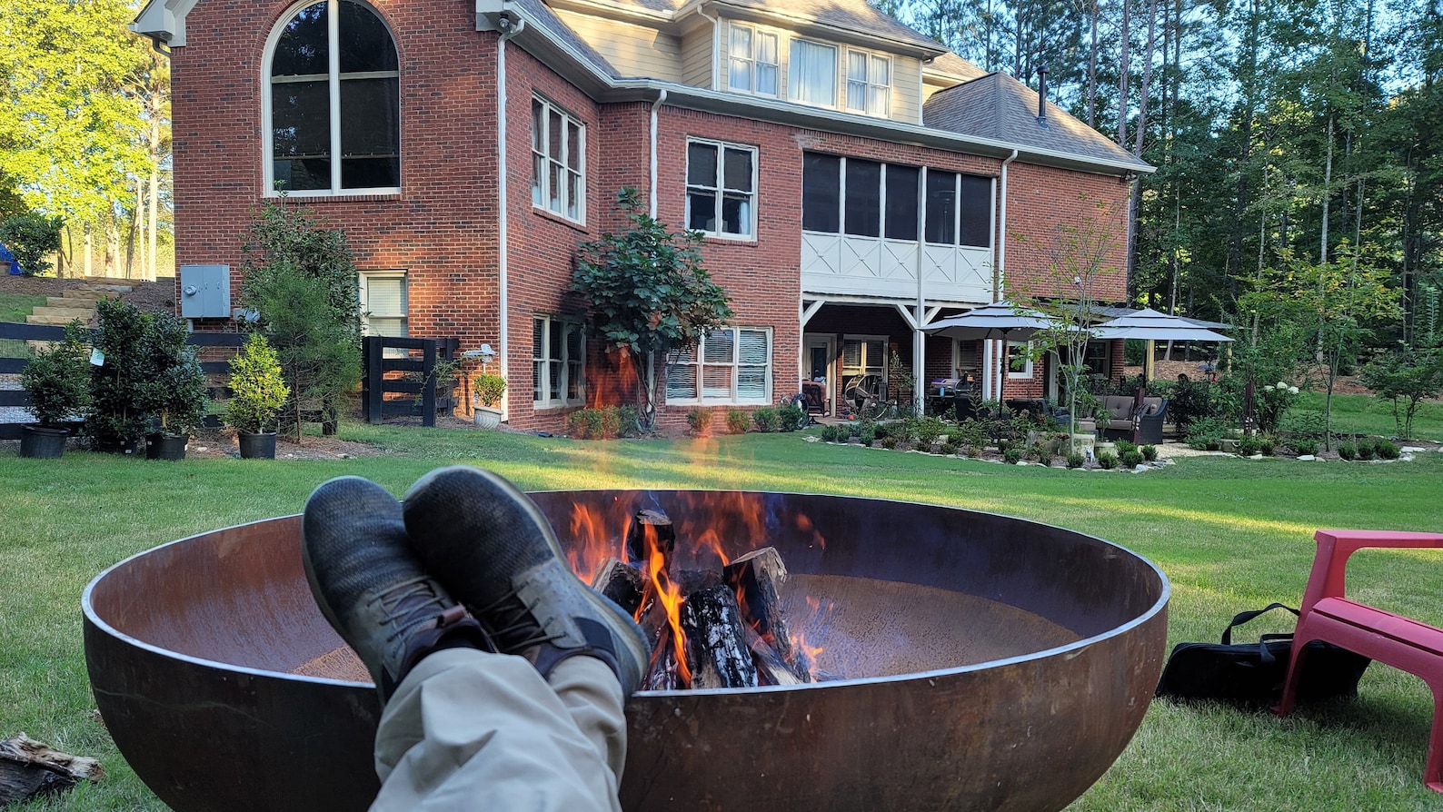 Metal Fire Pit Huge Fire Pit Large Fire Pit Backyard Outdoor - Etsy