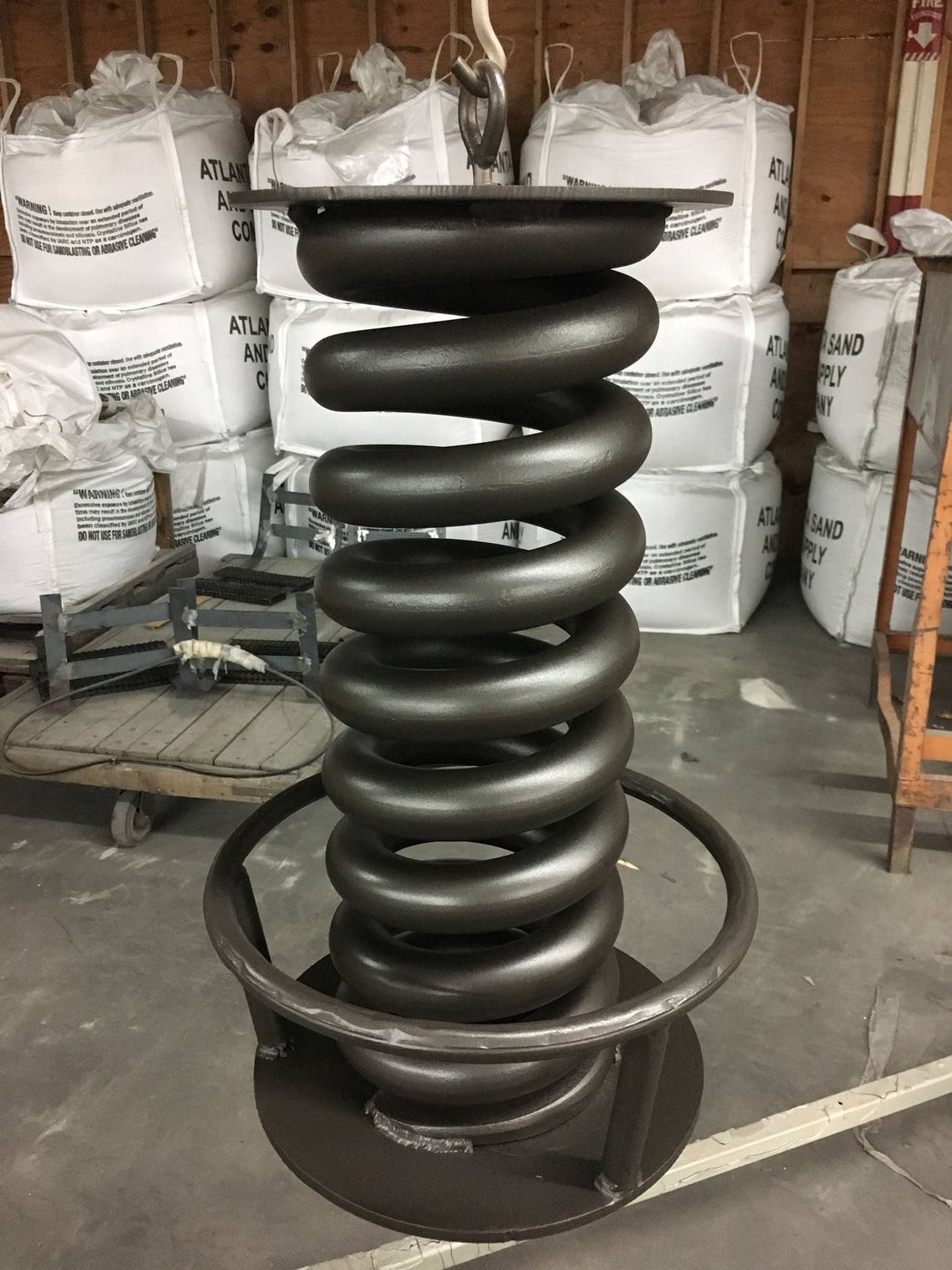 Coil Spring Bar Stool Swivel Seat in Steel, Wood, or Upholstered With ...