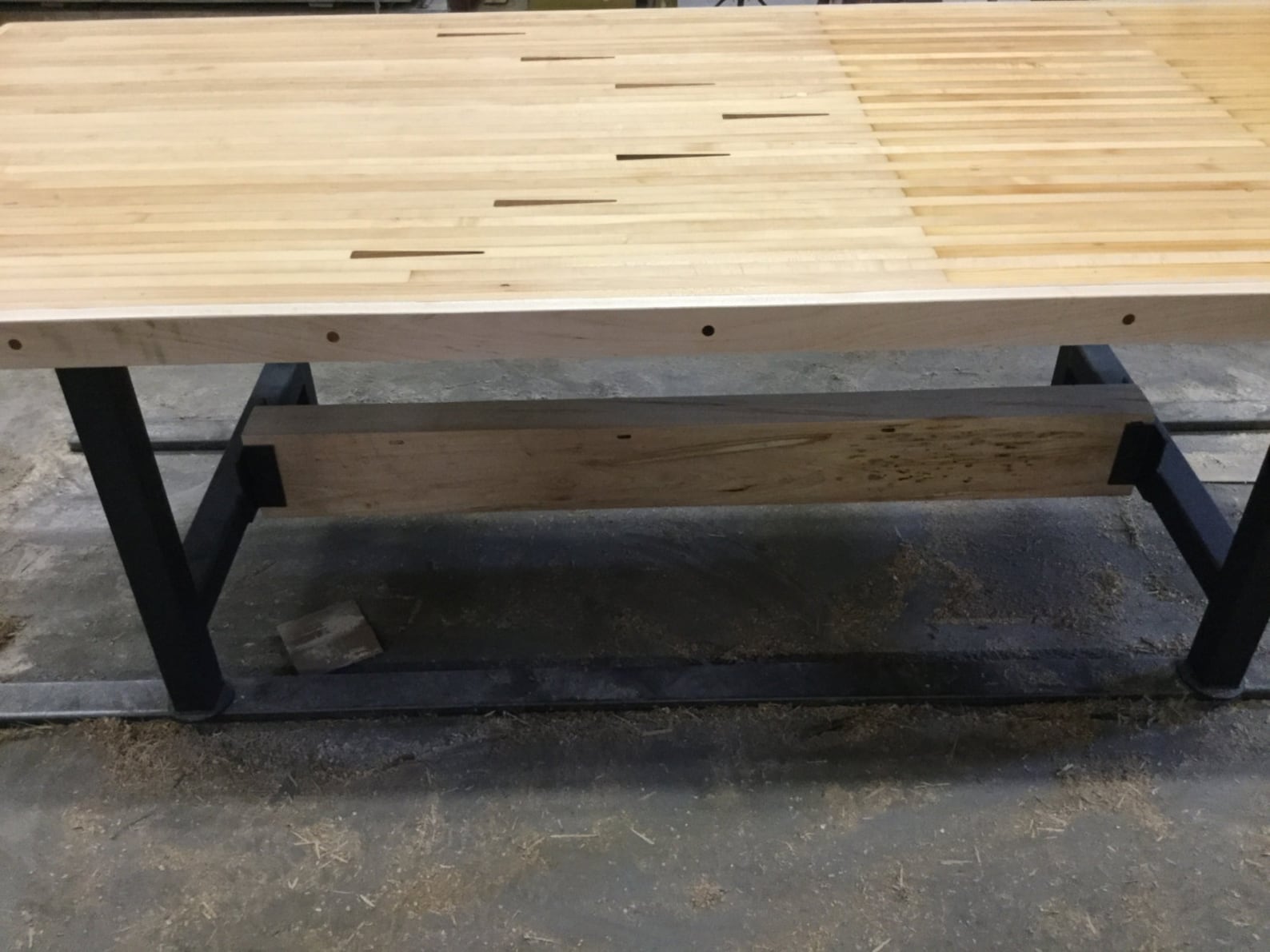 Dining Table From Reclaimed Bowling Lane - Etsy