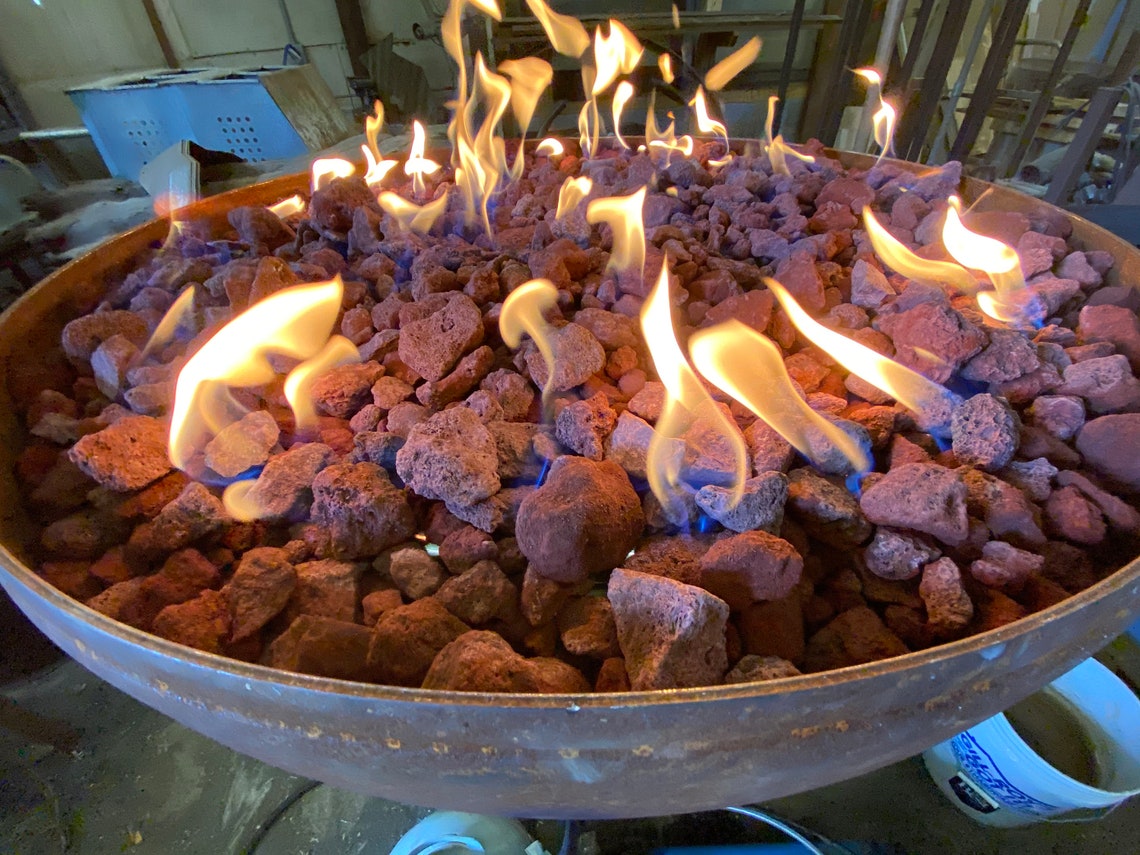 Propane Gas Fire Pit Steel Fire Bowl Natural Gas Fire Pit Fire - Etsy