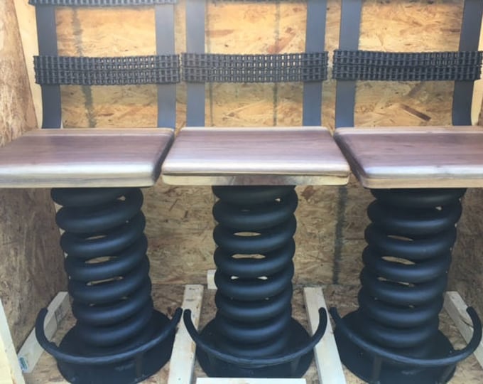 Truck Spring Bar Stool Kitchen Stool Industrial Bar Stool Coil Spring ...