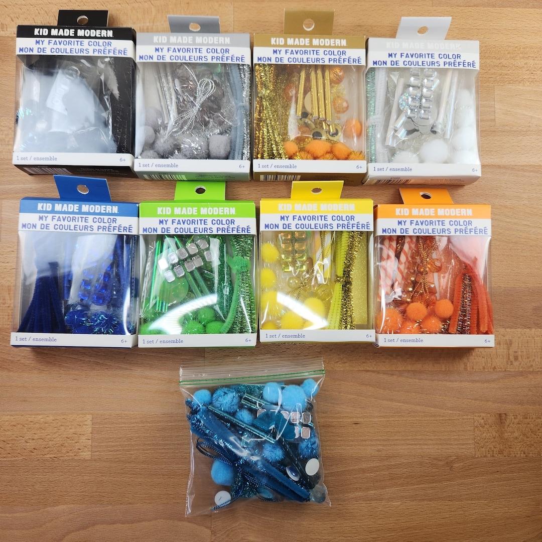 Kid Made Modern My Favorite Color Craft Supply Kits - Etsy