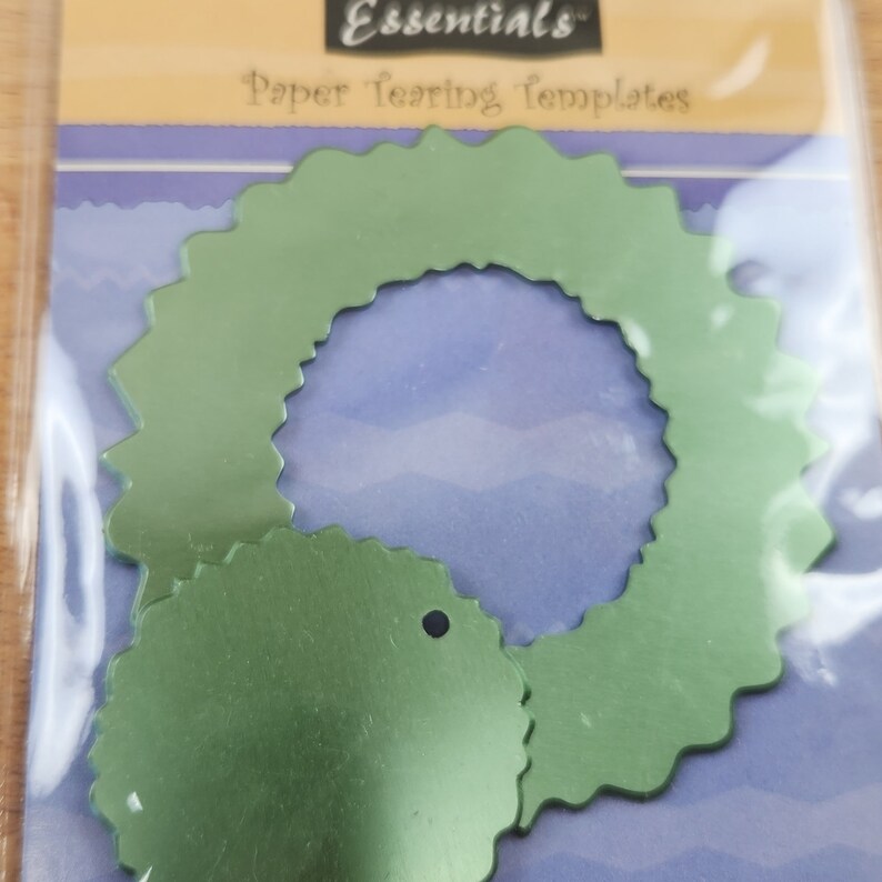 Plaid Essentials Paper Tearing Templates Heart Circle Scrapbooking ...