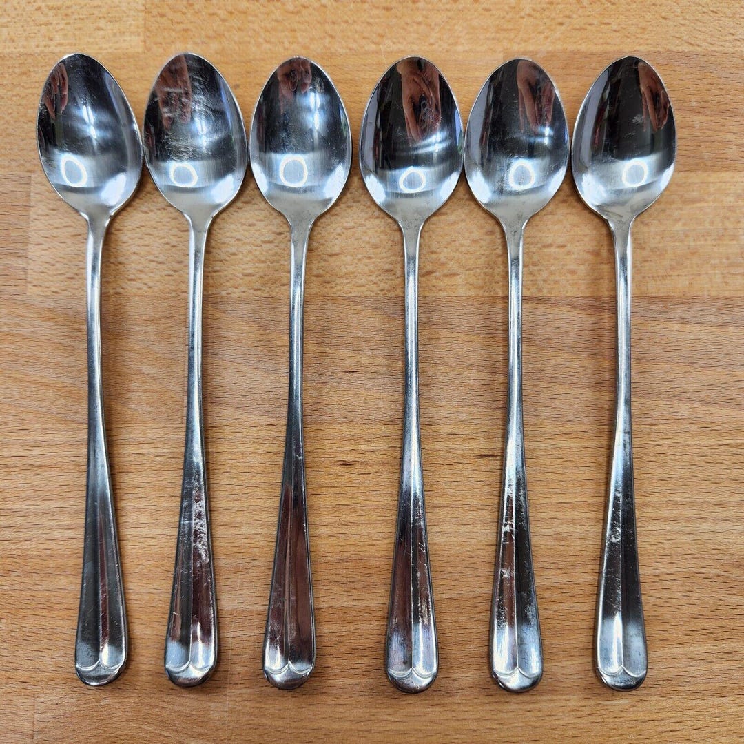 Vintage Supreme by Towle Ashley Stainless Iced Tea Spoons 6 Pc Korea - Etsy