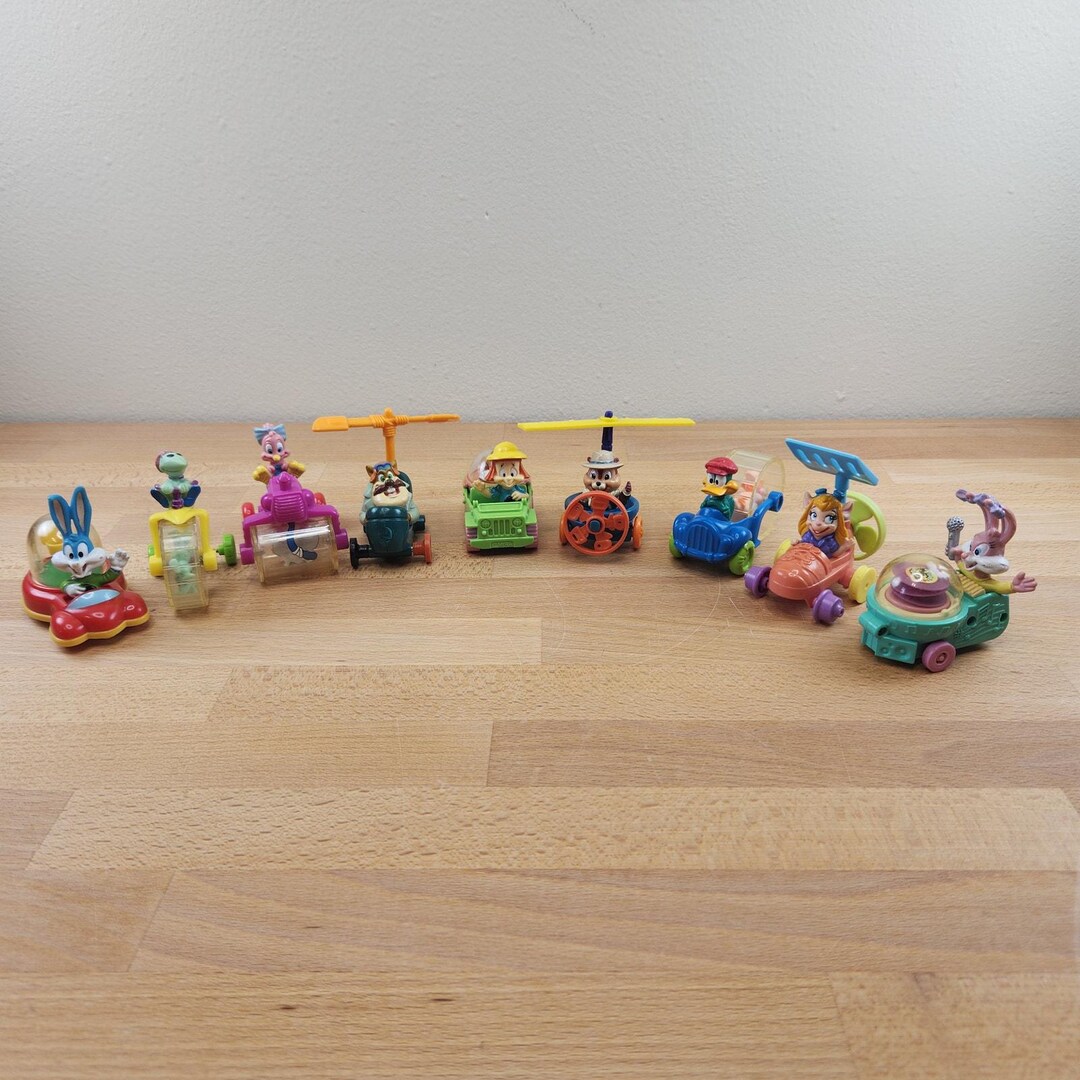 Vintage 1992 Warner Tiny Toons Mcdonald's Happy Meal Toys 9 Pc Wacky ...