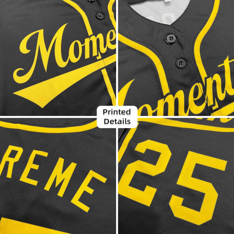 Custom Embroidered Baseball Jersey Red Blue Split Color Team Shirt With ...