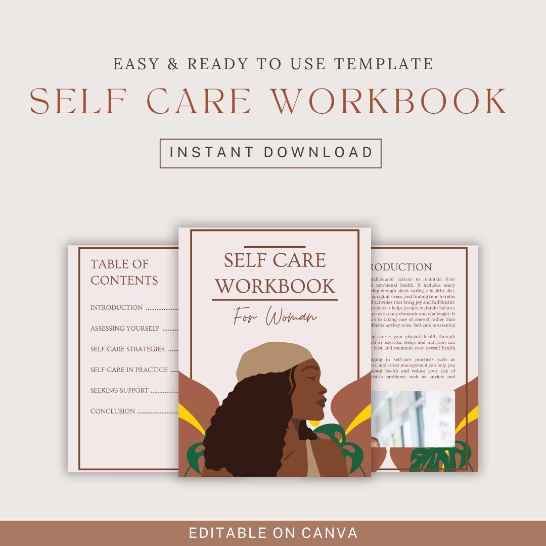 Self Care Workbook | Mental Health Journal PDF | Guided Reflection ...